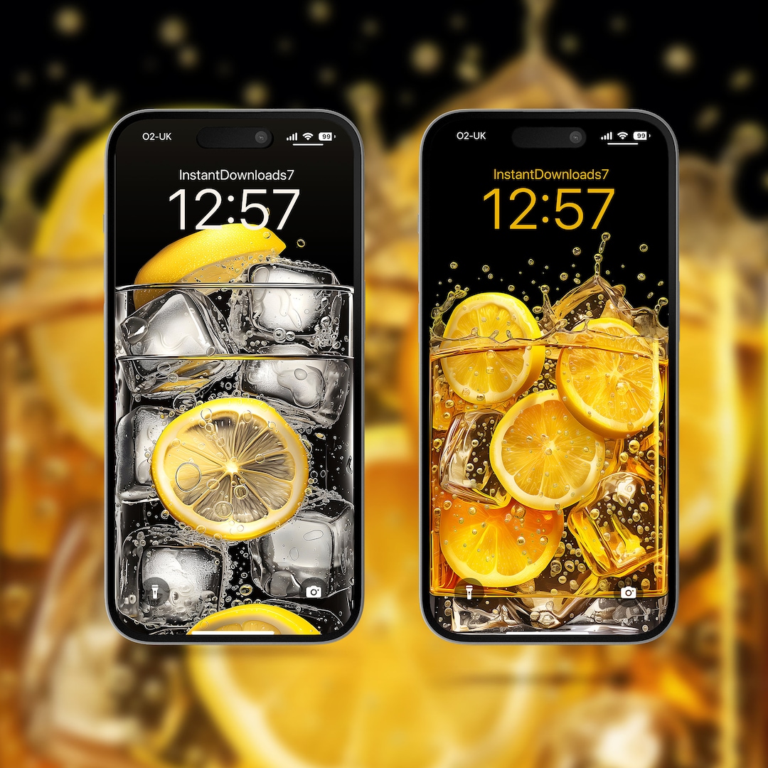 2x Inspiring Fruit Infused Water iPhone Lockscreen Wallpaper | Mobile ...