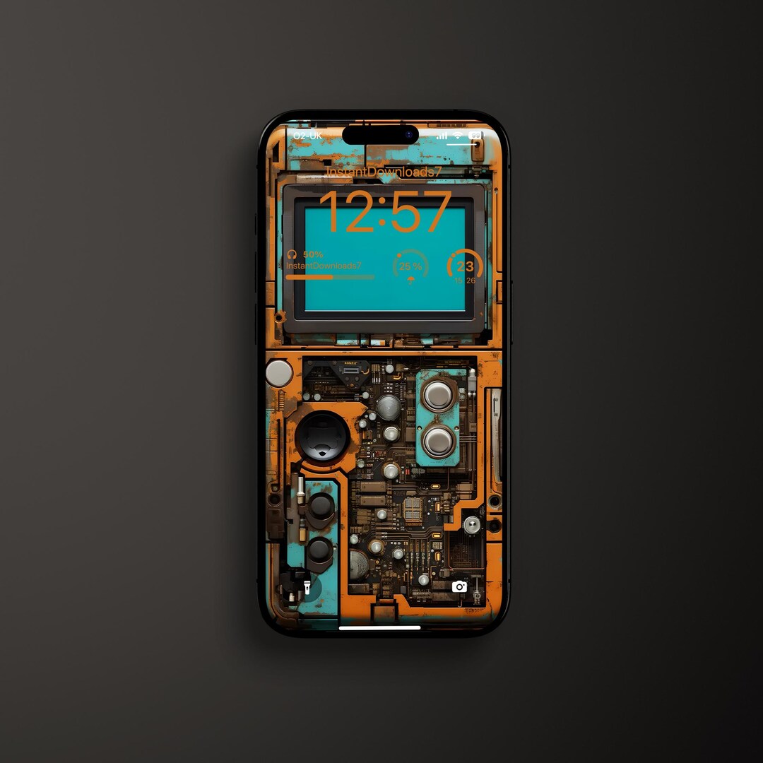 Industrial Internal Gameboy Structure iPhone Wallpaper | Mobile Phone ...