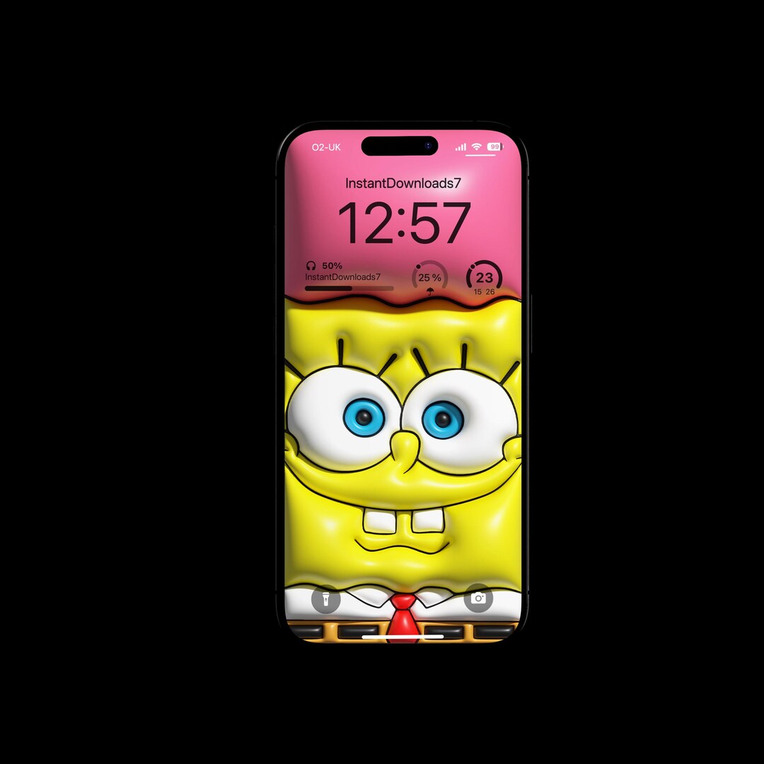 Puffy Inflatable Spongeb iPhone Wallpaper Mobile Phone Wallpaper Ios ...