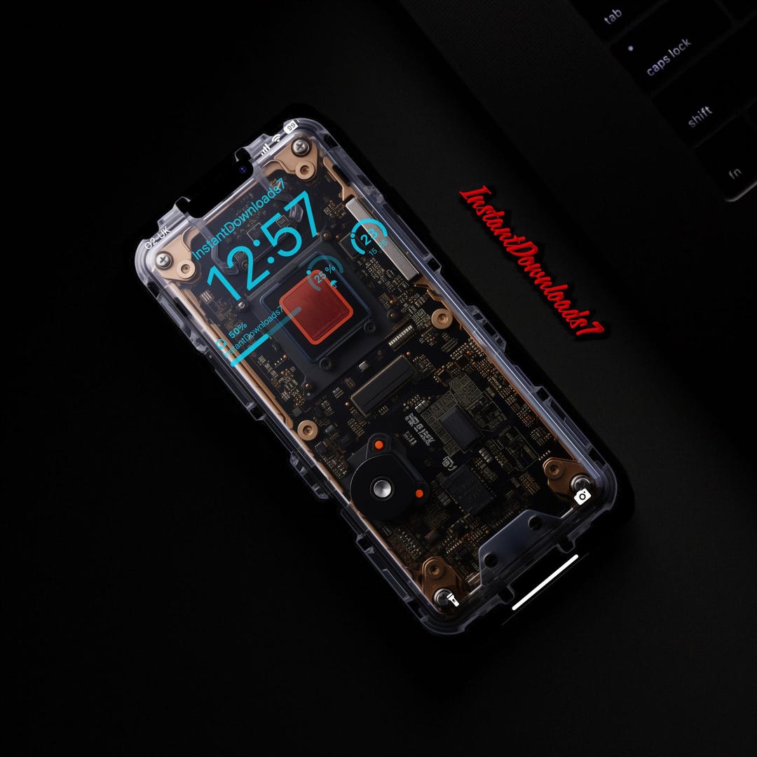 Transparent Internal Structure iPhone Wallpaper | Mobile Phone ...