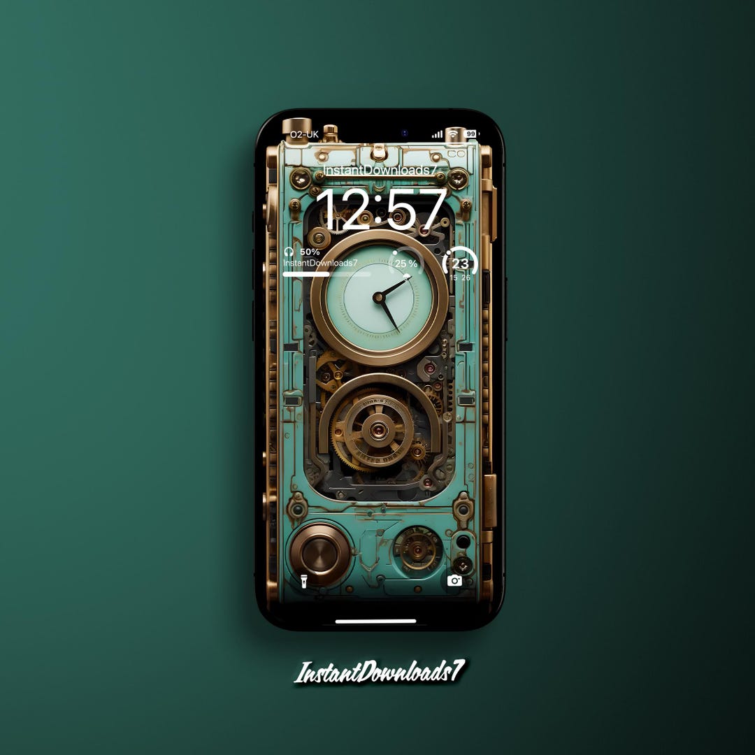 Steampunk Mechanical Clockwork iPhone Wallpaper | Mobile Phone ...