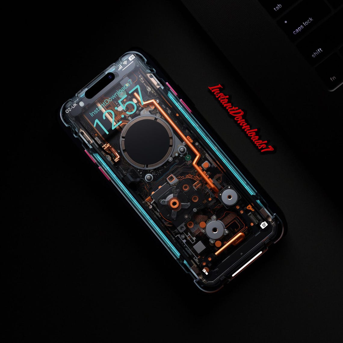 Transparent Internal Structure iPhone Wallpaper | Mobile Phone ...