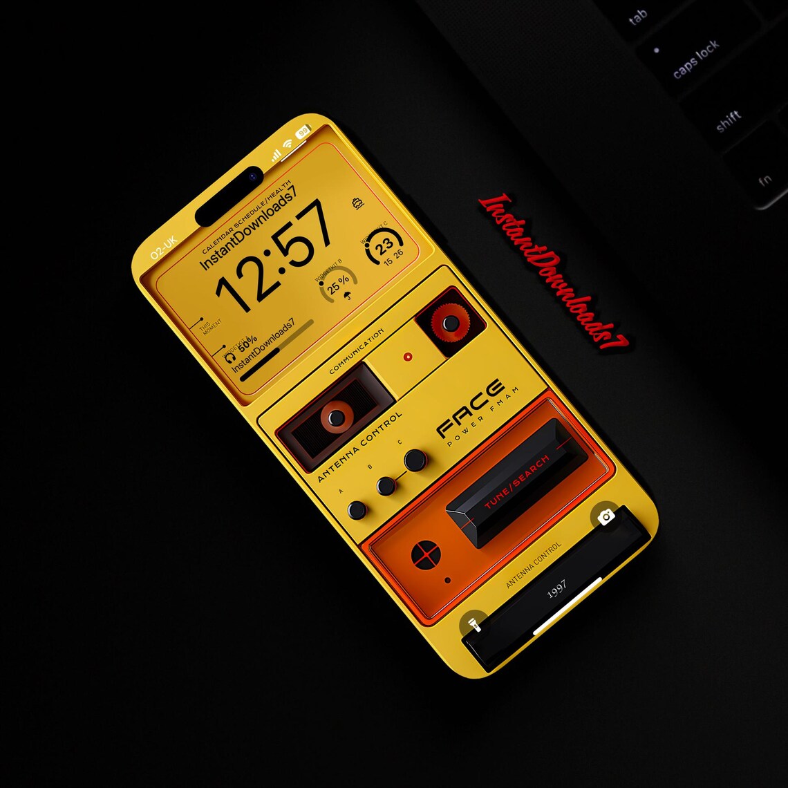 Retro Radio Communication Device iPhone Wallpaper | Mobile Phone ...