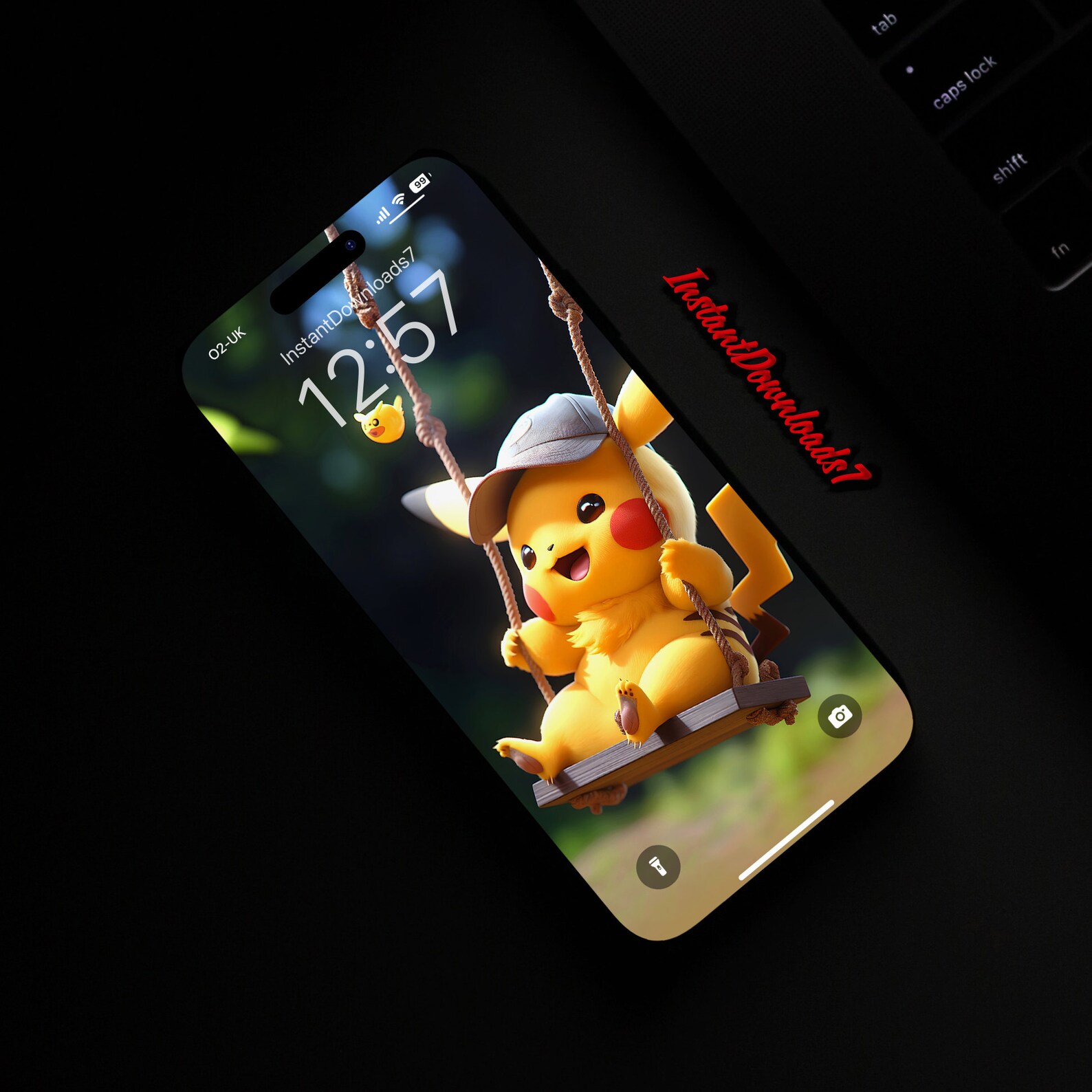 Cute Pikachu Inspired iPhone Wallpaper | Lockscreen Wallpaper | Mobile ...