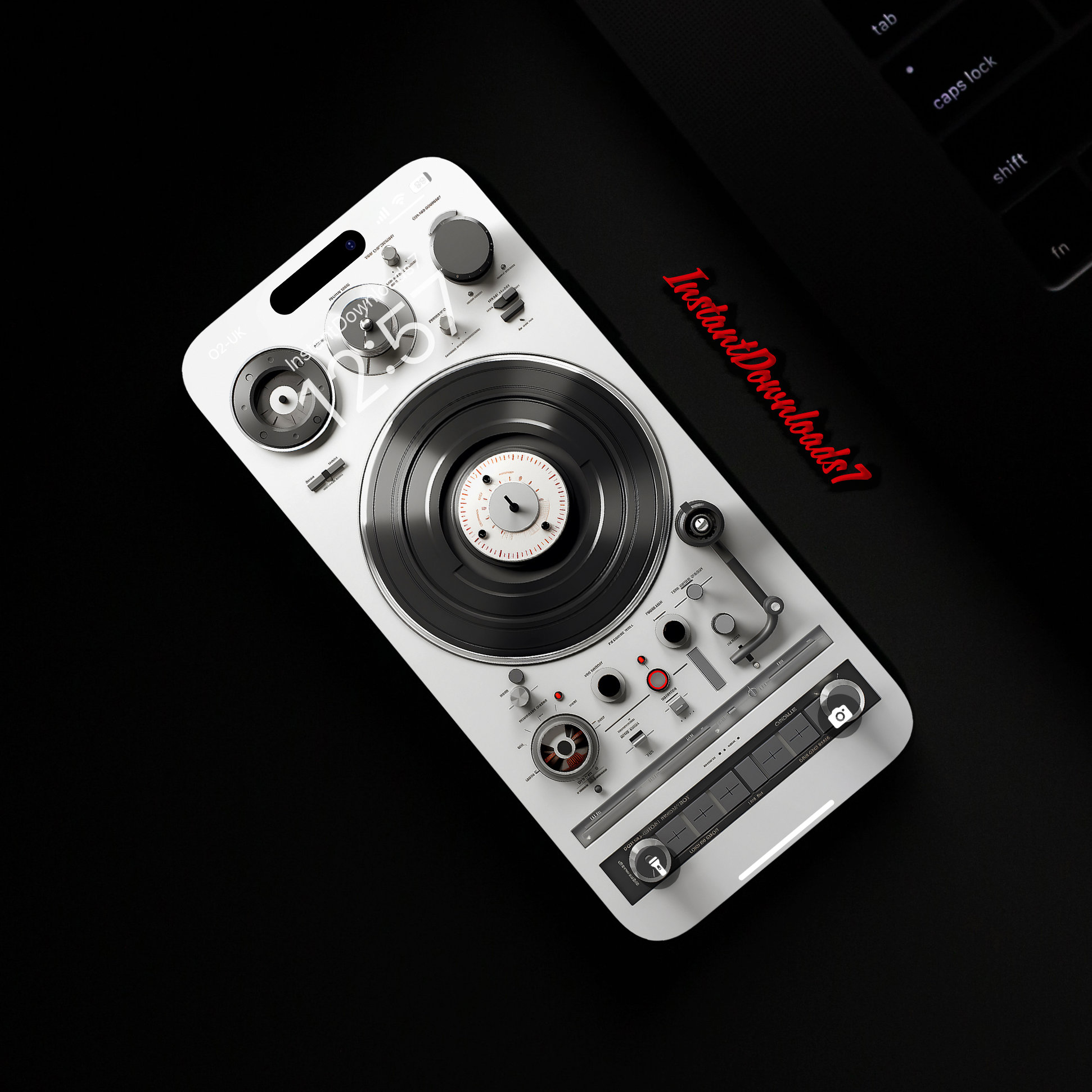 Retro Music Vinyl Player iPhone Wallpaper | Lockscreen Wallpaper | Ios ...