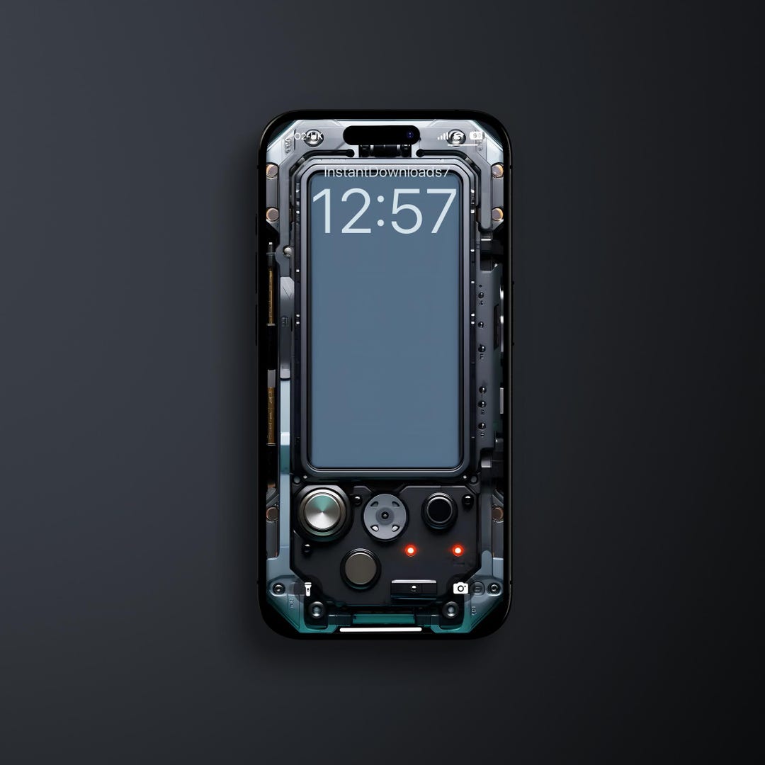 Industrial Electronic Sci-fi Device iPhone Wallpaper | Mobile Phone ...
