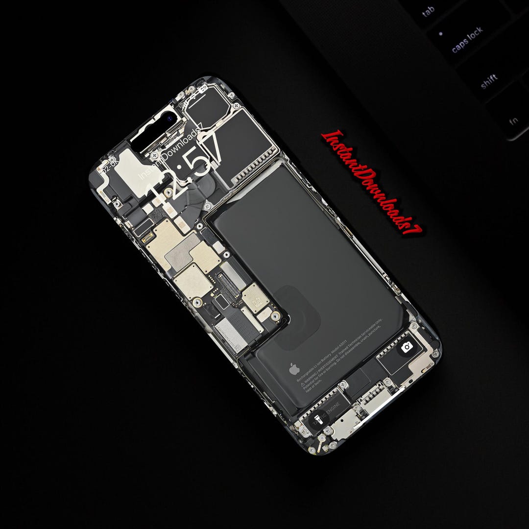 IPhone 15 Pro Real Internal Structure iPhone Wallpaper | Mobile Phone ...
