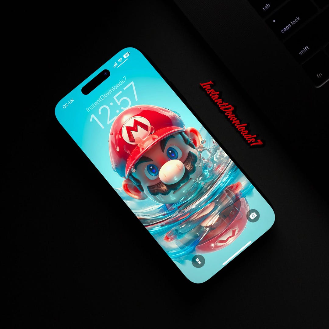 Super Mario iPhone Lockscreen Wallpaper | Mobile Phone Wallpaper | Ios ...