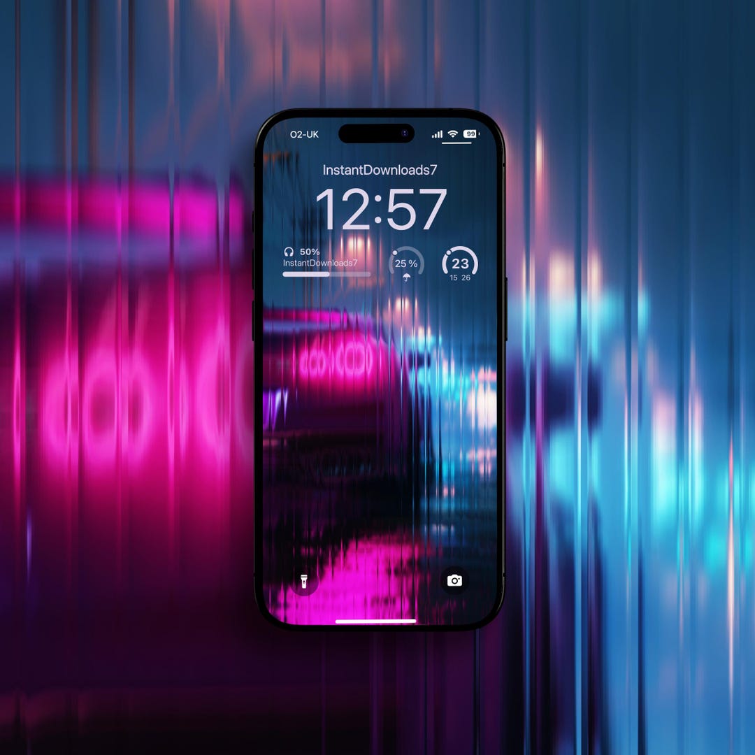 Sports Car Cruise Digital Glitch iPhone Wallpaper | Mobile Phone ...