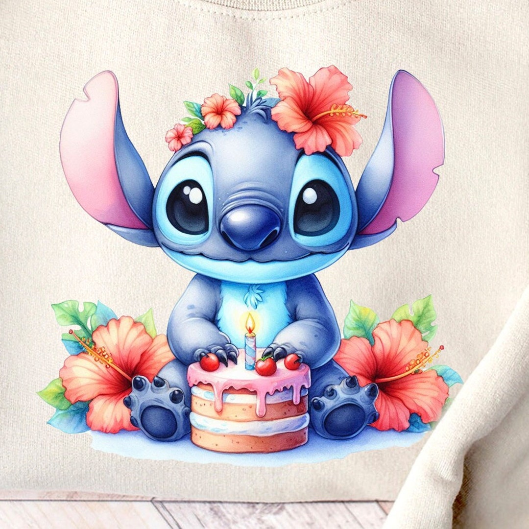 Bundle Stitch Birthday Png, Birthday Stitch Shirt Design, Birthday Girl ...