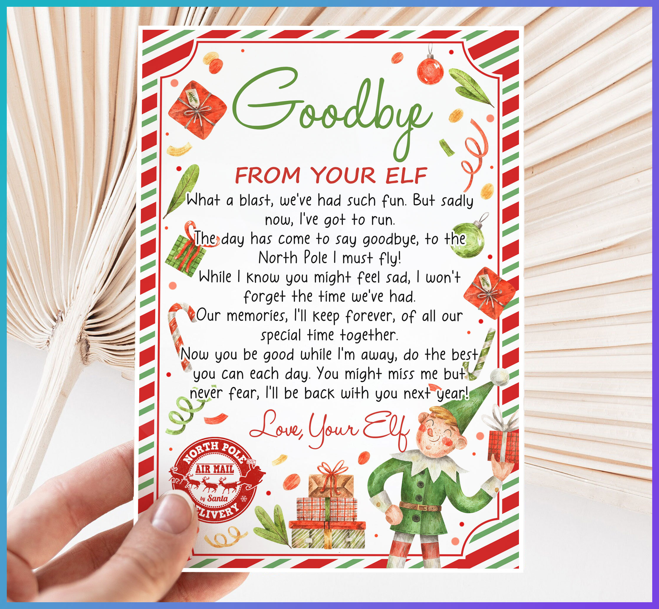 Personalized Elf Letter, Elf Hello Letter, Elf Arrival Letter, Elf ...