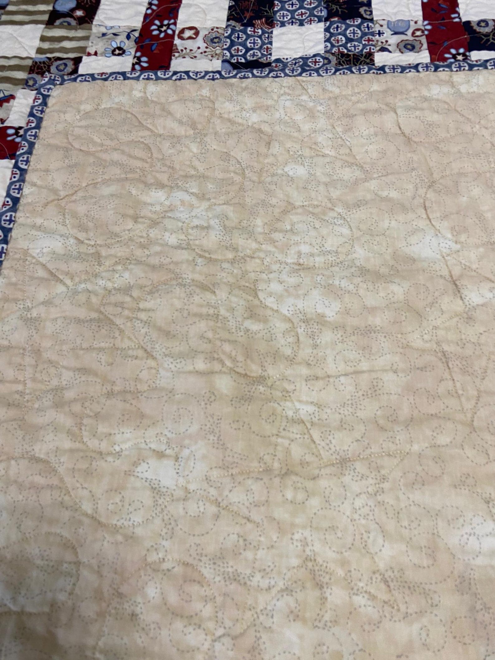 Handmade 1776 Fabric Quilt - Etsy