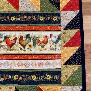Handmade Small Farmhouse Rooster Table Runner - Etsy