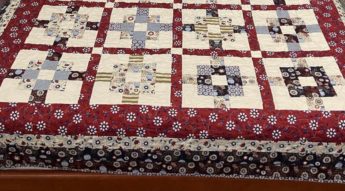 Handmade 1776 Fabric Quilt - Etsy