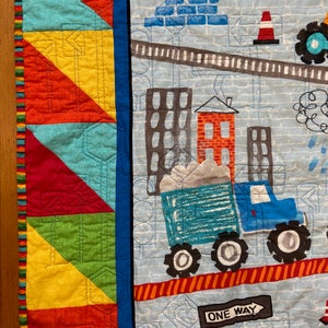 Handmade Construction Toddler Quilted Play Mat - Etsy
