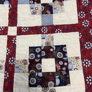 Handmade 1776 Fabric Quilt - Etsy