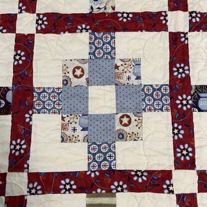 Handmade 1776 Fabric Quilt - Etsy