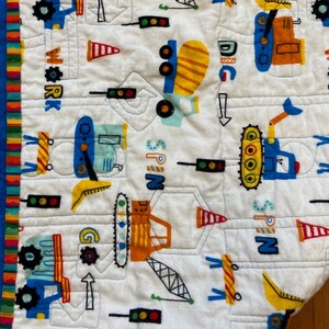 Handmade Construction Toddler Quilted Play Mat - Etsy