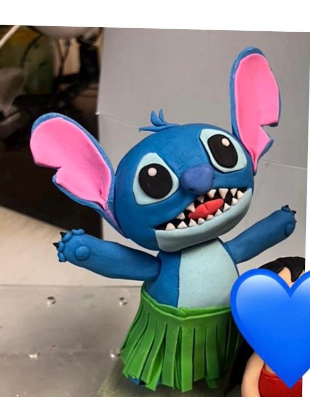 3D Stitch Fondant Topper - Etsy