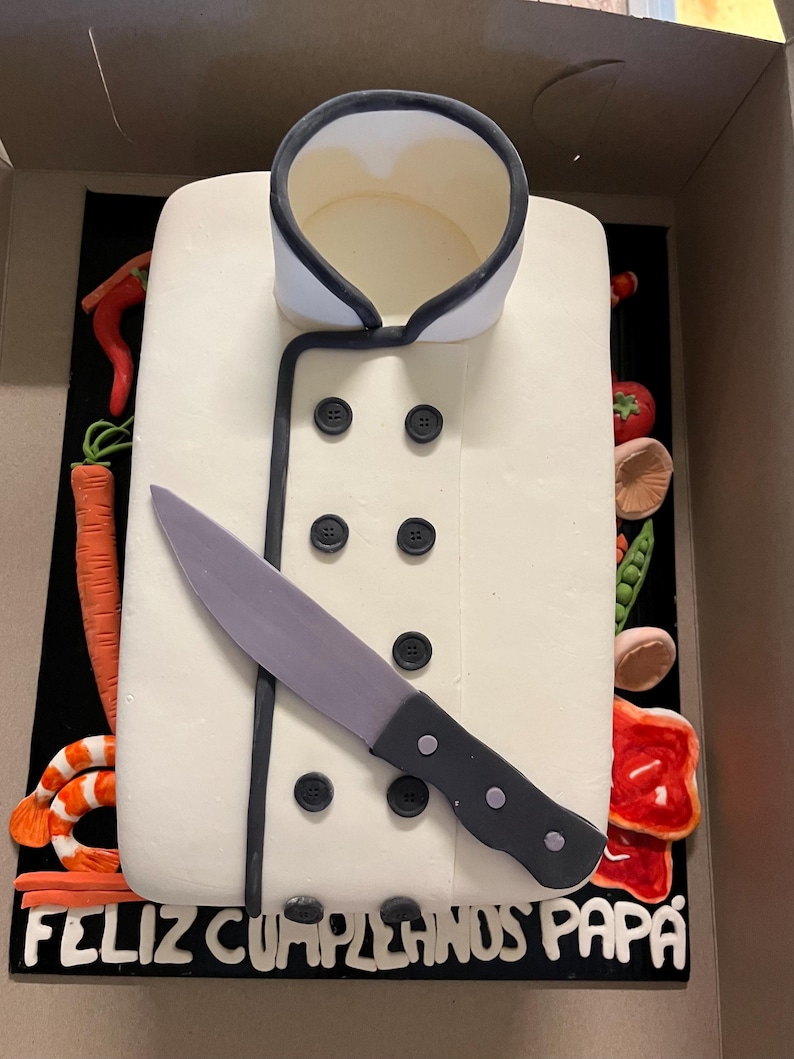 Chef Cake Fondant Toppers - Etsy