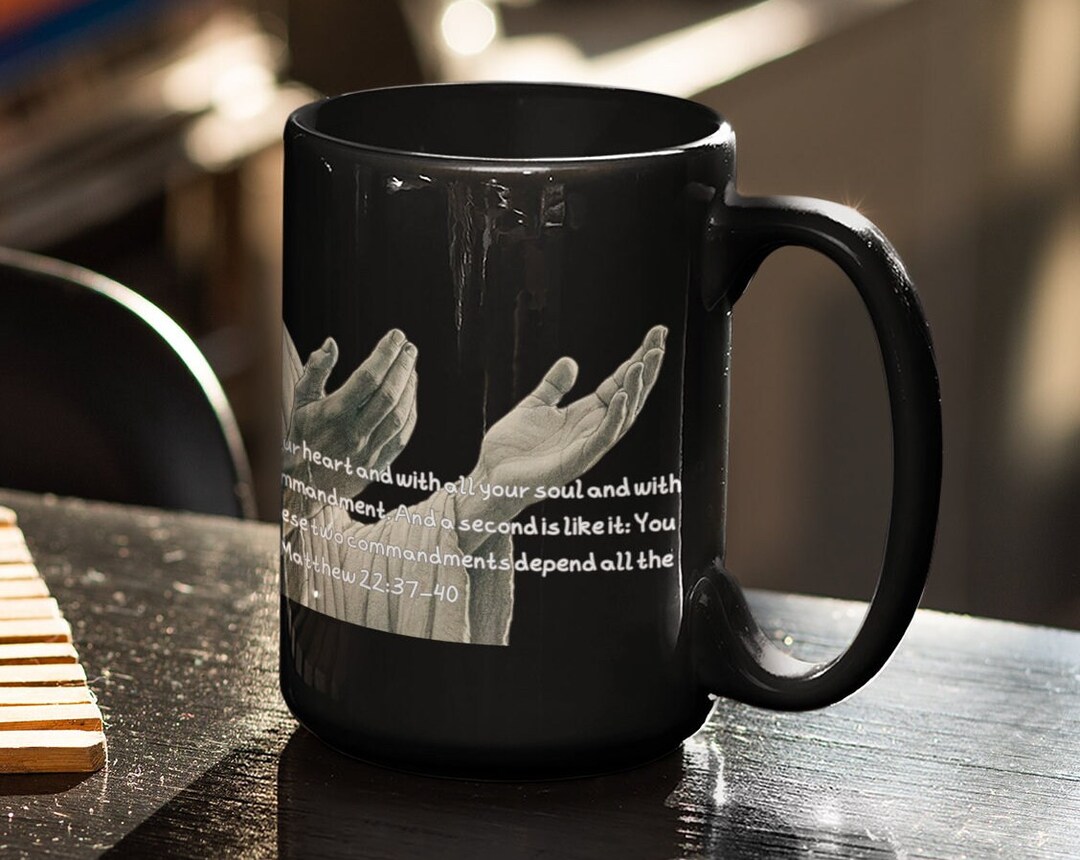 Prayer Mug Matthew 22 Scripture Mug Bible Verse Mug Bible Verse Gift ...