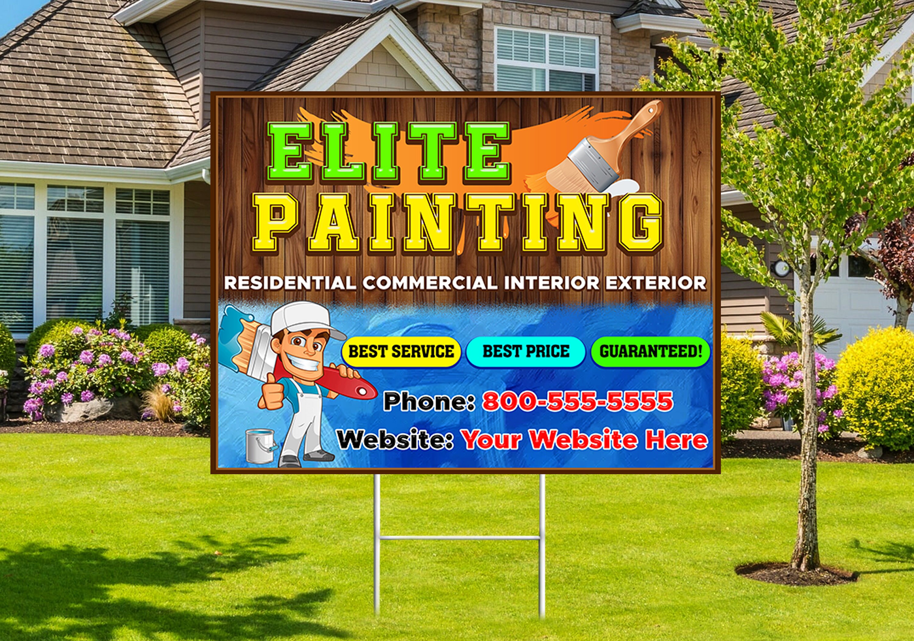 Full Color Yard Signs Custom Yard Signs Custom Lawn Sign - Etsy
