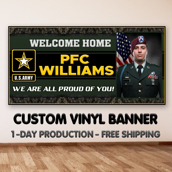 Army Banner - Etsy
