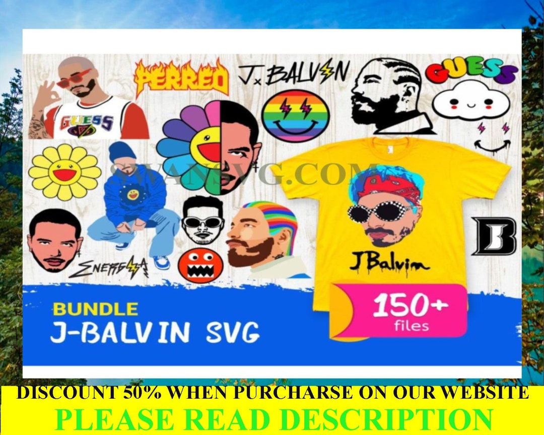 150 Bundle J Balvin SVG, J Balvin Svg, Trending Svg, J Balvin Svg ...