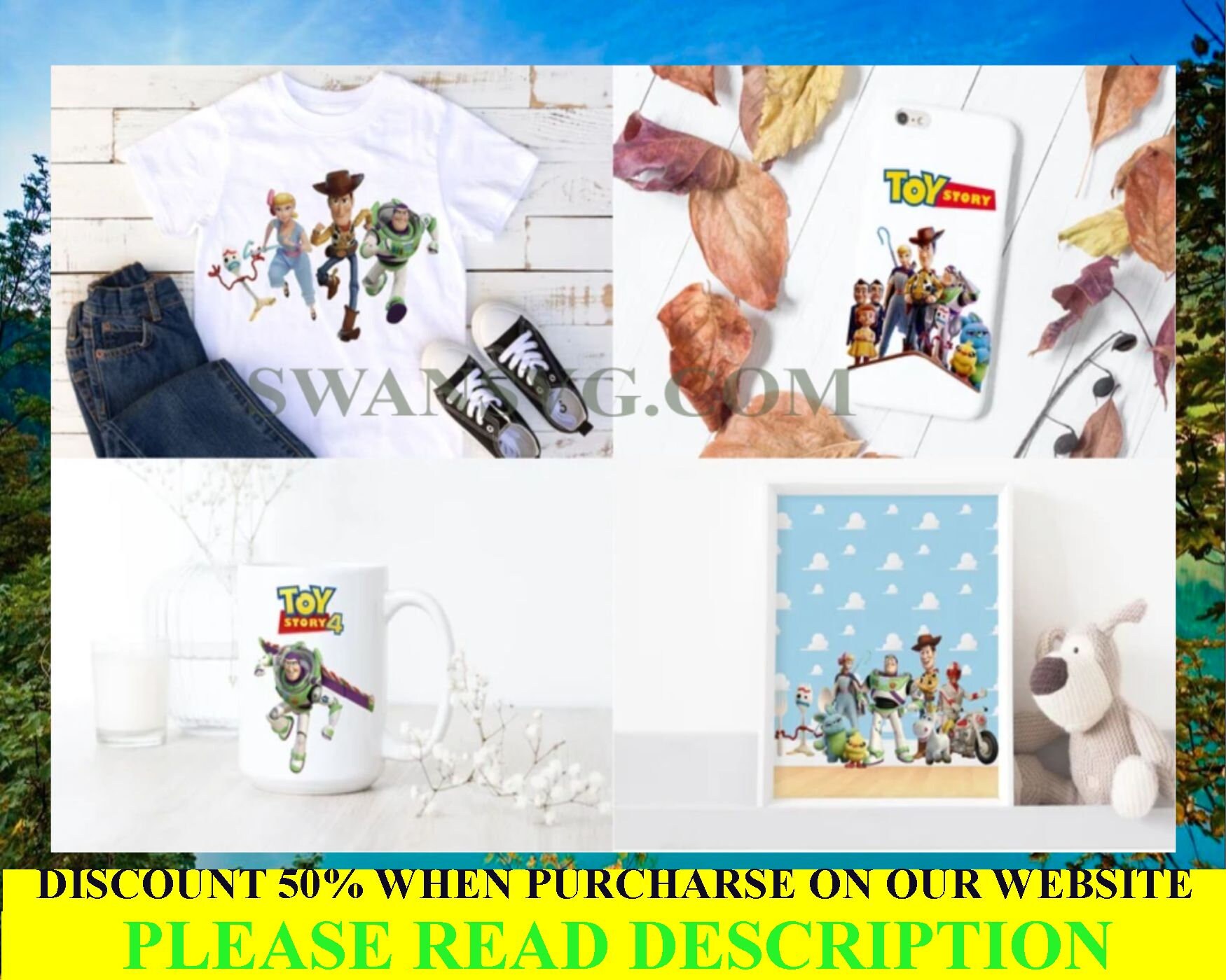 1700 Mega Bundle SVG, Toy Story Clipart, Toy Story SVG, Toy Story 4 ...