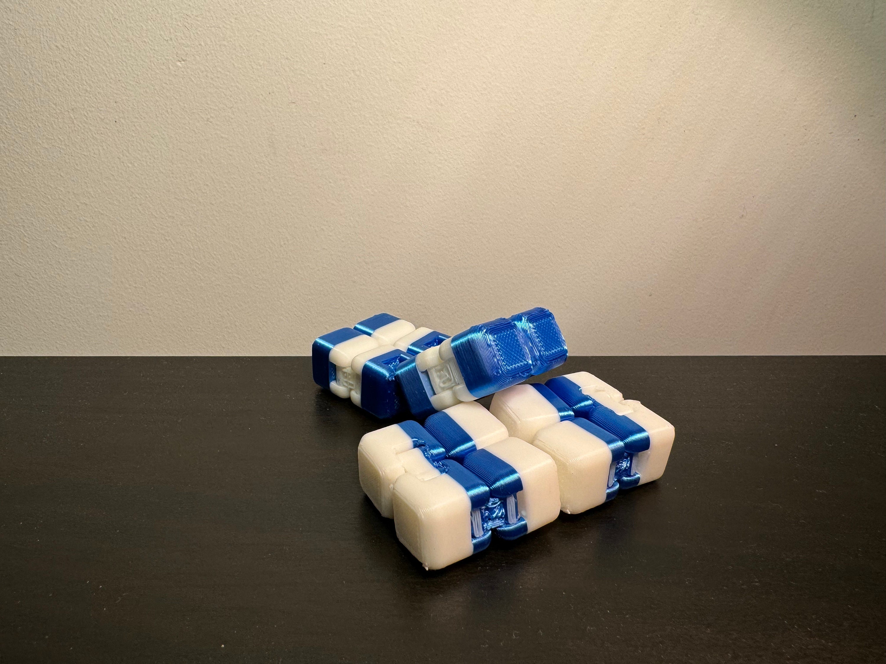 Infinity Cube SHINY Blue - Etsy