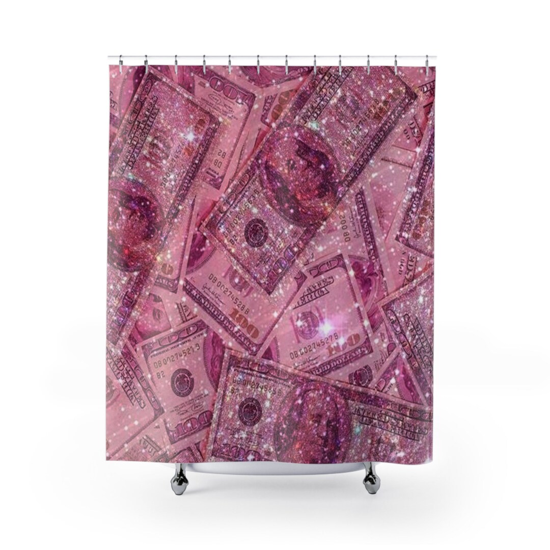 Pink Money Shower Curtains - Etsy