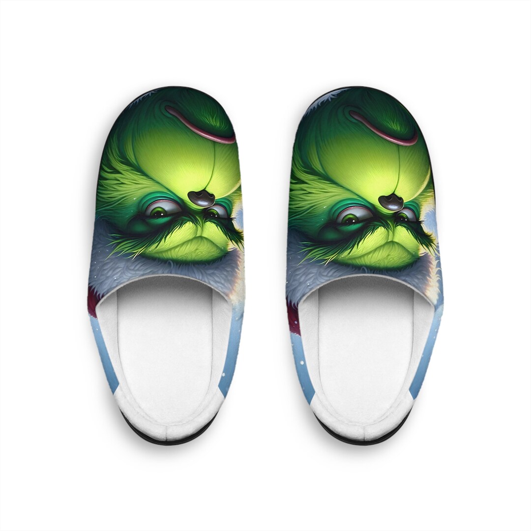 The Grinch Slippers - Etsy