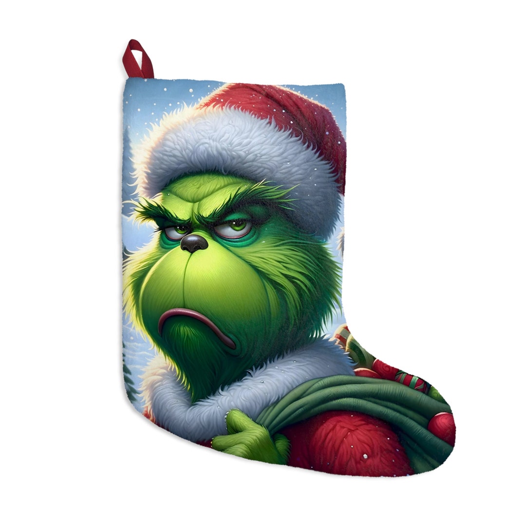 Grinch Christmas Stockings - Etsy