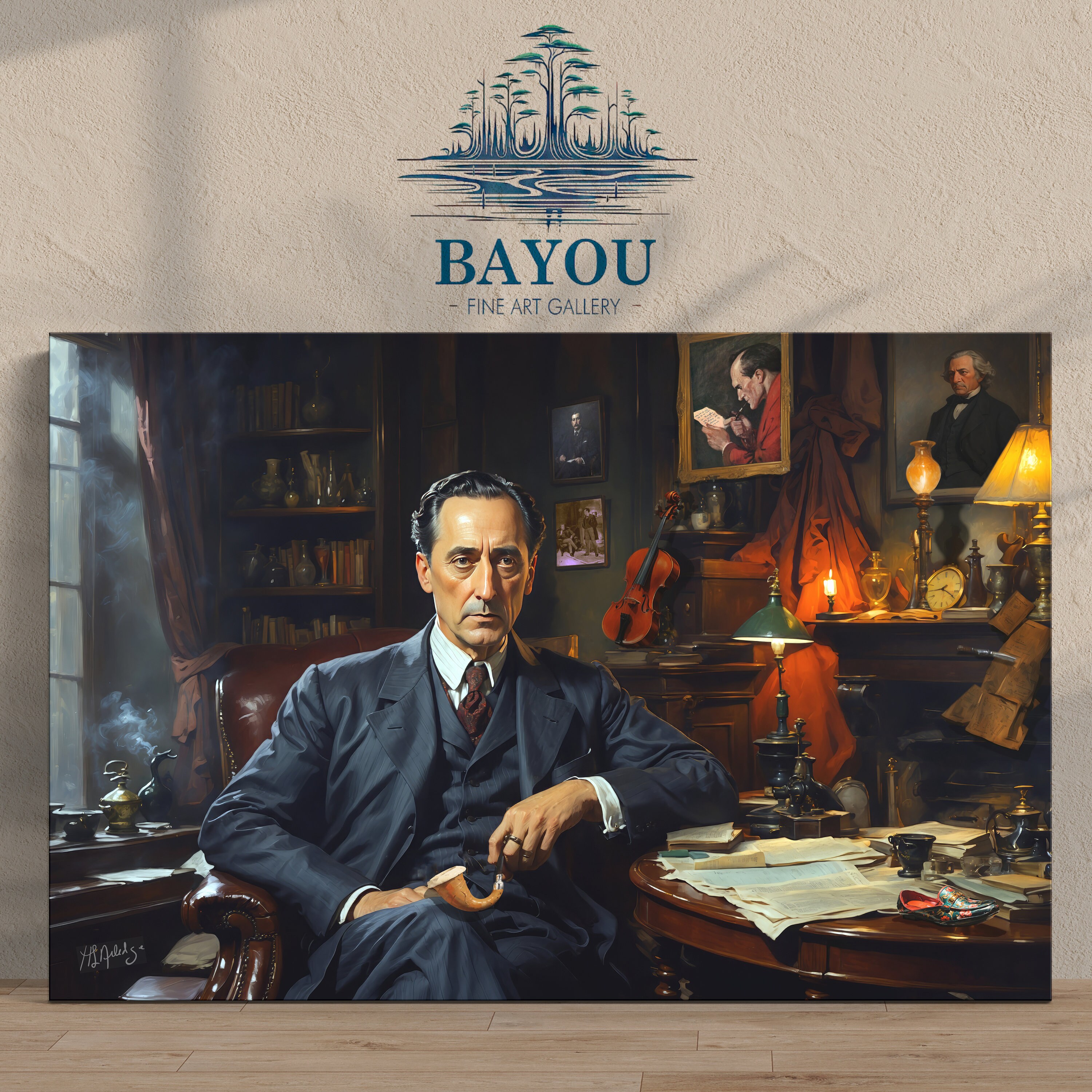 Sherlock Holmes Wall Art - Baker Street - Canvas Gallery Wraps - Arthur ...