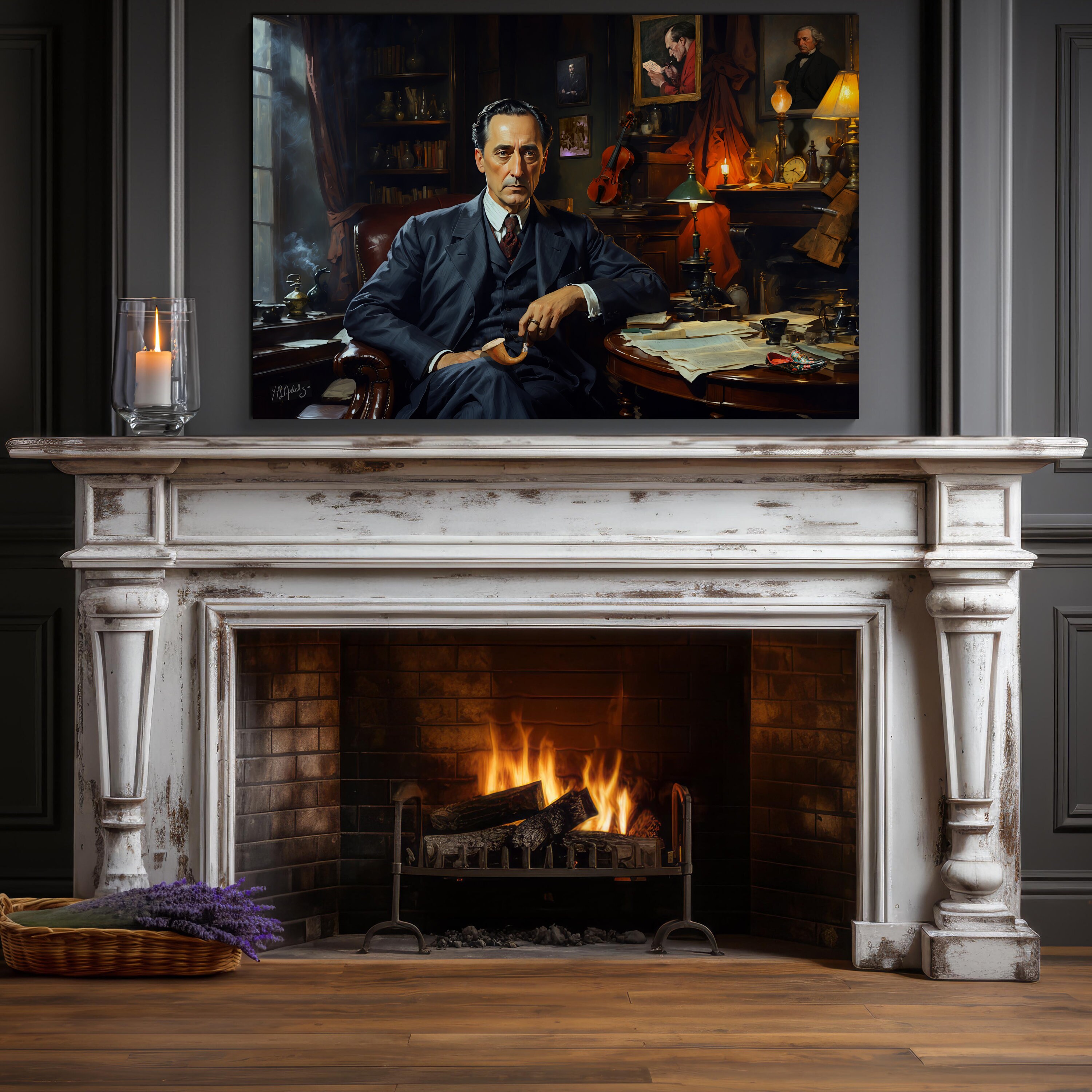 Sherlock Holmes Wall Art - Baker Street - Canvas Gallery Wraps - Arthur ...