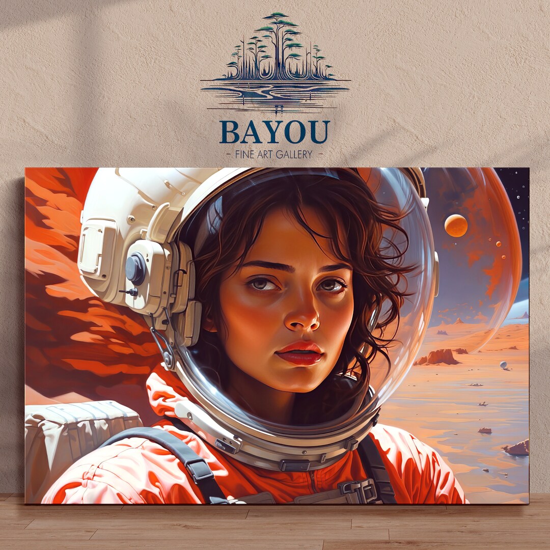 Kate on Mars Vintage Style Pulp Adventure Pulp Magazine Style Art ...