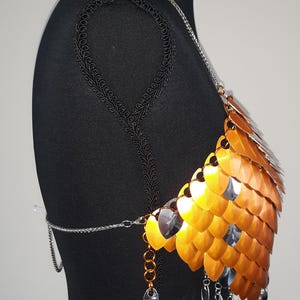 Hebe Chainmail Bra Armor Scalemail Bikini Armor Dragon Scale Bikini ...