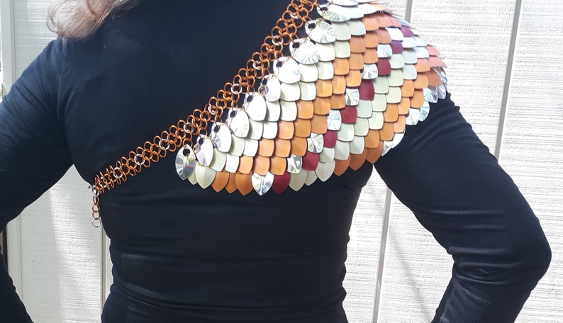 Chainmail and Scalemail Large Sash - Etsy