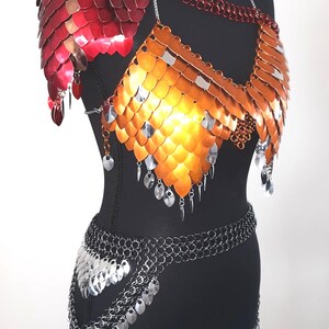 Hebe Chainmail Bra Armor Scalemail Bikini Armor Dragon Scale Bikini ...