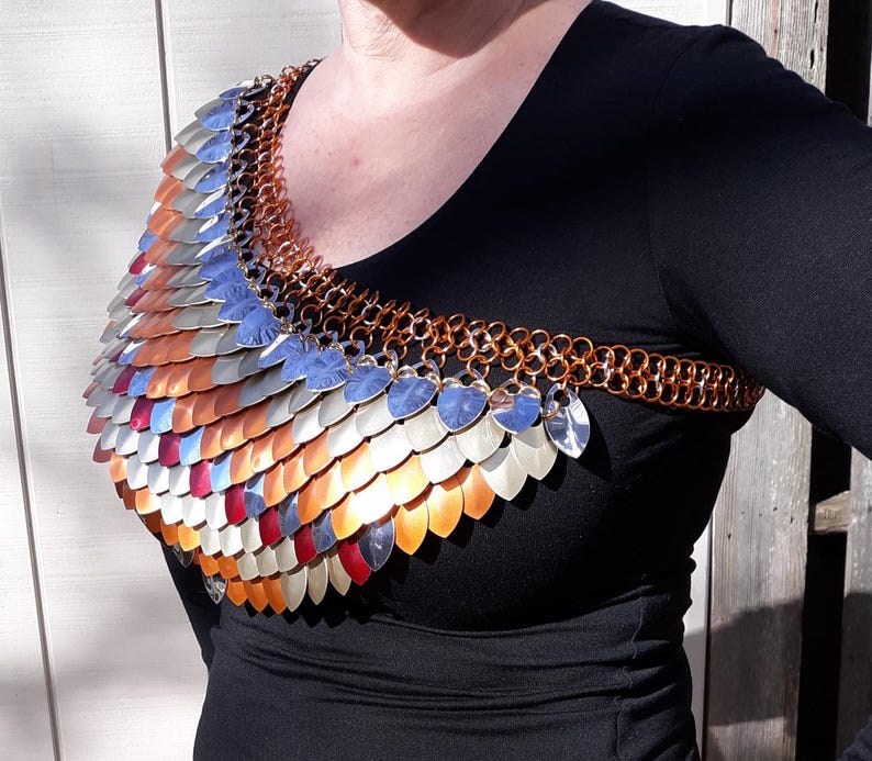 Chainmail and Scalemail Large Sash - Etsy