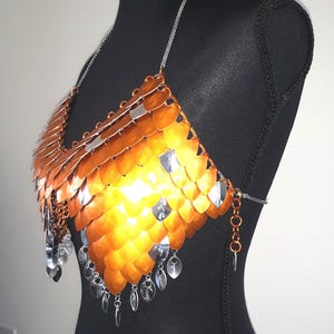 Hebe Chainmail Bra Armor Scalemail Bikini Armor Dragon Scale Bikini ...