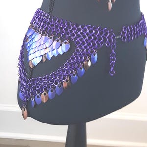 Apate Chainmail Belt Armor Scalemail Chainmail Loincloth Dragon Scale ...