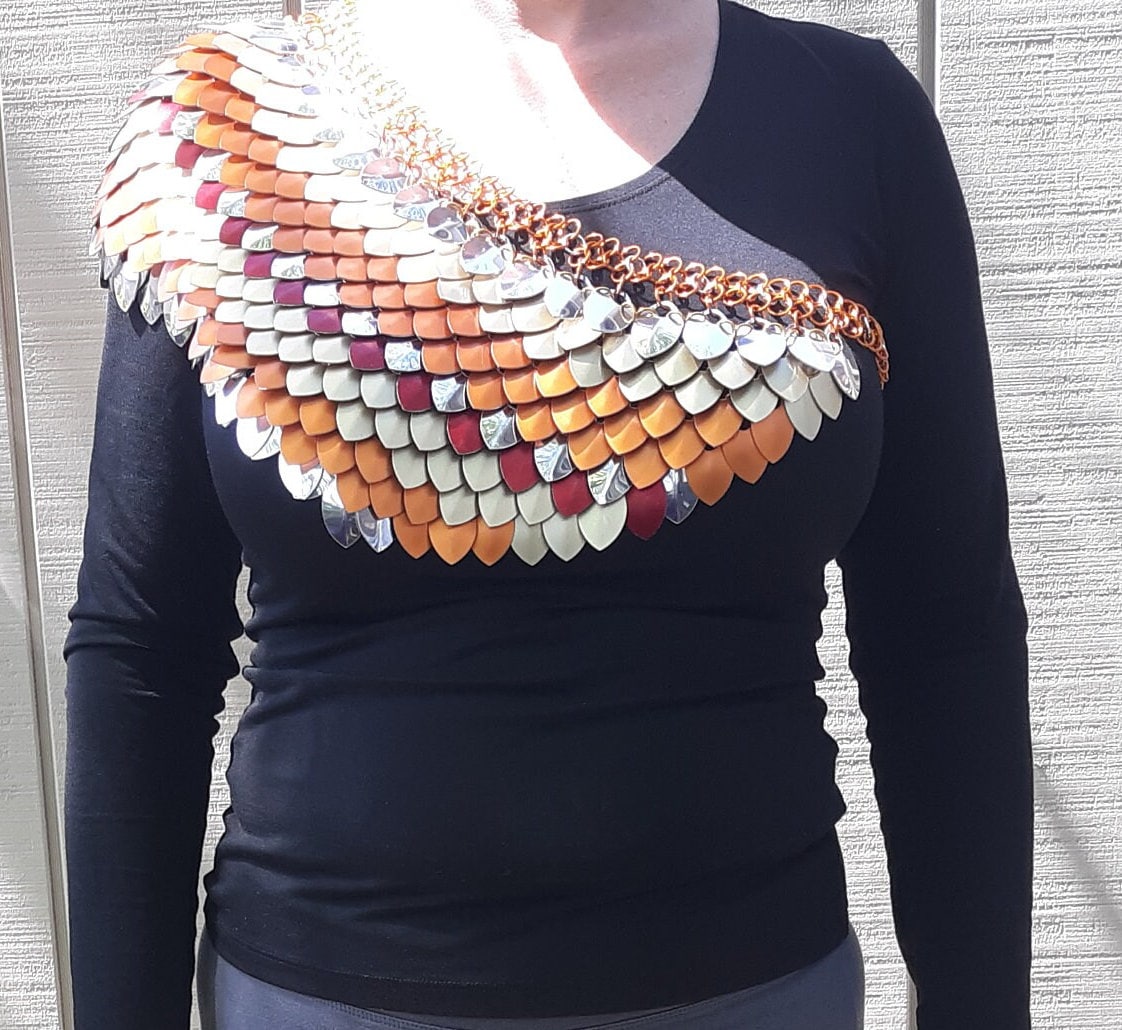 Chainmail and Scalemail Large Sash - Etsy