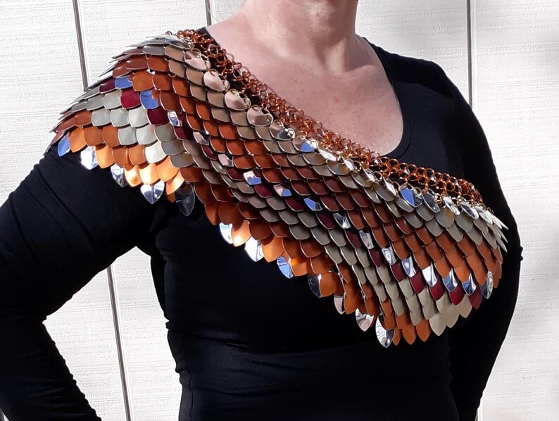 Chainmail and Scalemail Large Sash - Etsy