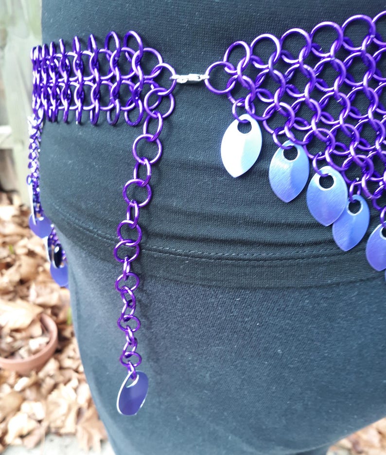 Achelois Chainmail Belt Armor Scalemail Fringe Chainmail Loincloth ...