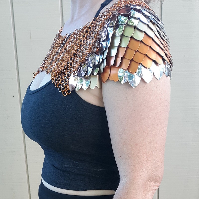 Chainmail Top Green - Etsy