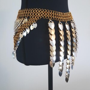 Apate Chainmail Belt Armor Scalemail Chainmail Loincloth Dragon Scale ...
