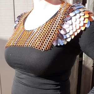 Mantel Chainmail Shoulder Armor Scalemail Shoulder Armor Mail Armor ...