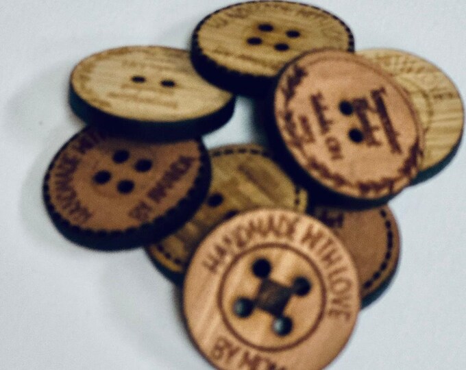 Custom Wooden Buttons - Etsy