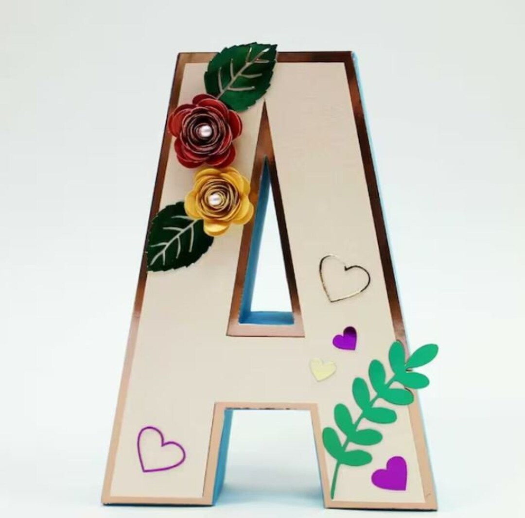 3D Letters and Numbers SVG File Digital Download - Etsy